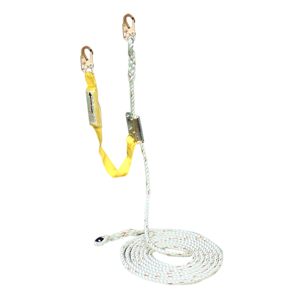 Lifeline with Rope Grab and Lanyard - Southern Safety Supply, LLC